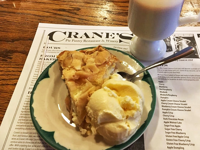 Apple pie à la mode – where warm, cinnamon-spiced fruit meets cold, creamy vanilla in a dance as old as time but somehow still revolutionary.