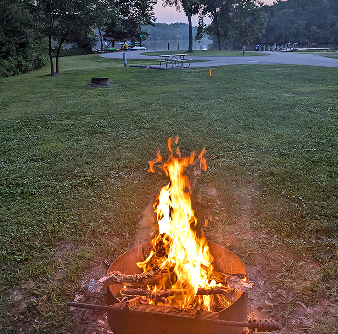 Primal television at its finest. Nothing beats gathering around nature's original entertainment system&mdash;complete with warmth, mesmerizing visuals, and perfect sound effects.