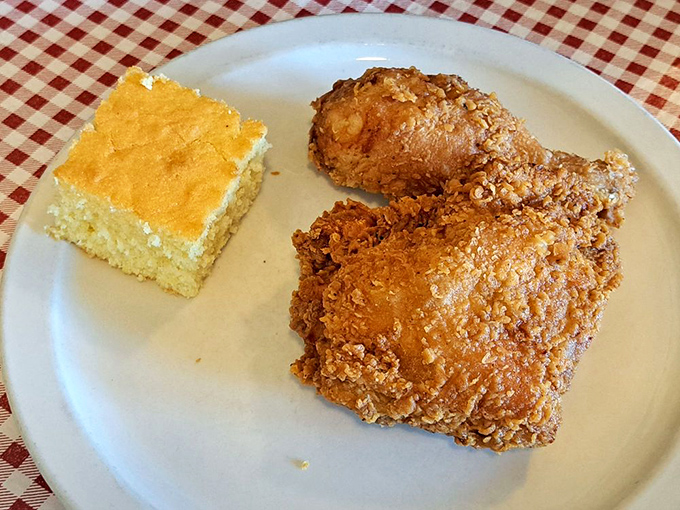 Cornbread and fried chicken: the dynamic duo of comfort food that's been causing food comas since well before naptime was invented.