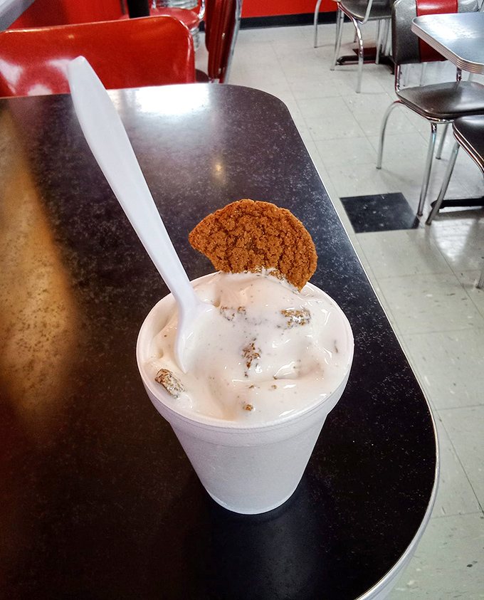 Cookie meets ice cream in a cup of pure bliss. This flurry doesn't need fancy mix-ins to transport you straight back to simpler times.