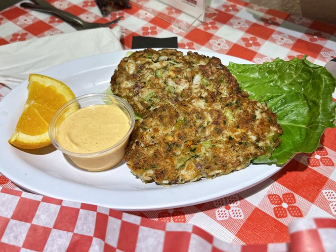 These crab cakes are so packed with sweet meat, they practically swim off the plate into your heart.