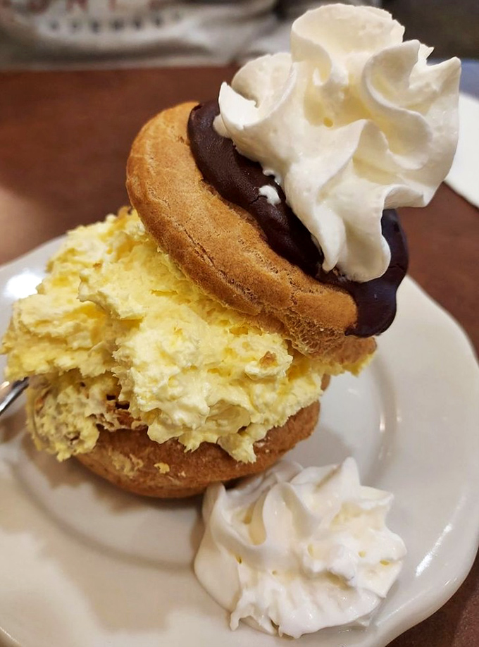 The sturdy brown mug says it all: this coffee isn't here for Instagram&mdash;it's here to fuel conversations and complement pie with no-nonsense perfection.