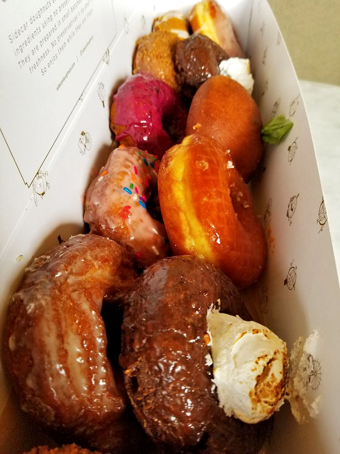 A box of joy containing multiple paths to happiness. Like choosing between favorite children, but deliciously less complicated.