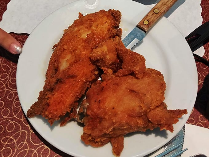 Fried chicken so perfectly golden, it deserves its own trophy case alongside Oakland's sports championships.