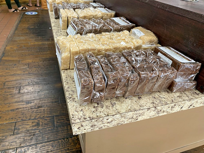 Slabs of fudge lined up like edible gold bars&mdash;the kind of wealth that brings more happiness than anything in your investment portfolio.