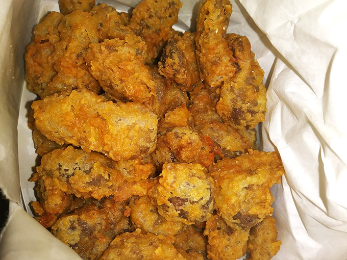 Gizzards: the ultimate test of Southern food authenticity. These golden nuggets separate the tourists from the true believers of deep-fried deliciousness.