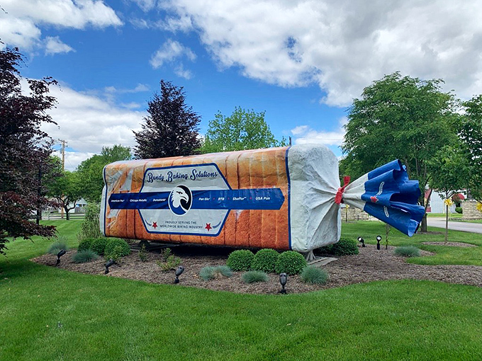 This giant bread sculpture might be the most Midwestern monument ever created &ndash; a carb-lover's dream immortalized in public art form.