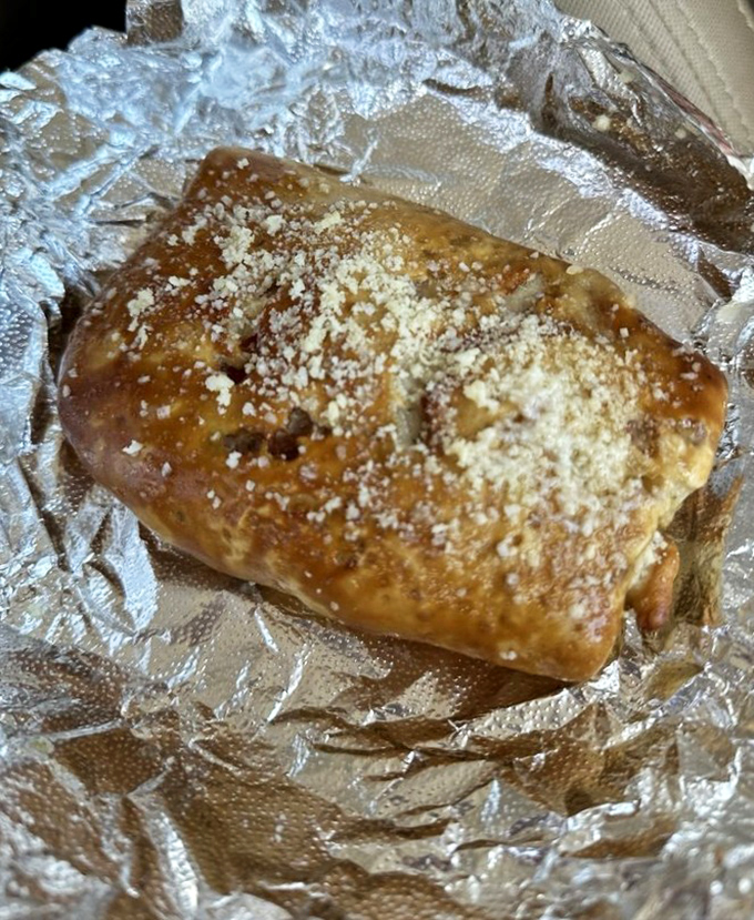 This pretzel wrap isn't just lunch&mdash;it's edible architecture, where savory fillings find themselves embraced by that distinctive pretzel chew.