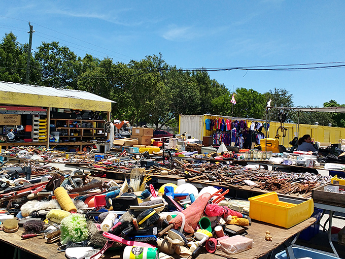 This glorious jumble of randomness is where Marie Kondo's nightmares begin and treasure hunters' dreams come true.