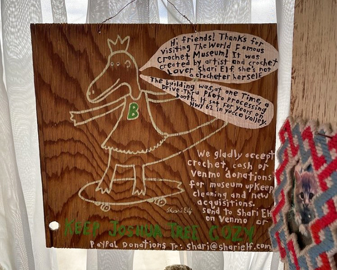 The hand-painted sign says it all &ndash; this tiny trailer has achieved legendary status in the craft world. 