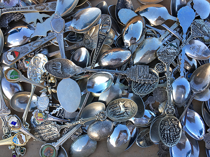 Spoons that have stirred memories across America. Each handle tells a different story of roadtrips, landmarks, and "I was there" moments.