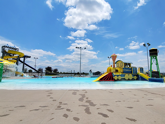 Splash Station water park offers summer fun that grandkids will love and grandparents can actually afford&mdash;no second mortgage required for family entertainment here.