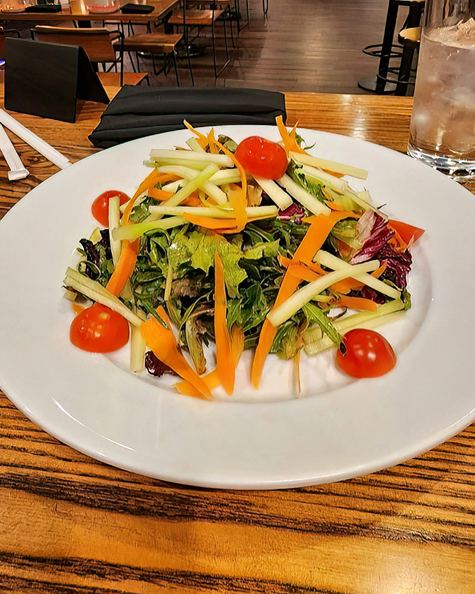 Even the salad looks like it's having more fun than salads at other restaurants&mdash;vibrant, fresh, and clearly not an afterthought.