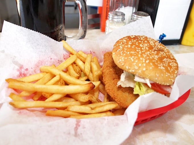 The Midwest on a bun! This tenderloin sandwich&mdash;breaded, fried, and hanging gloriously over the edges&mdash;is Indiana's contribution to the sandwich hall of fame.