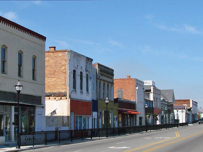 Bamberg's colorful storefronts line the main street, offering a visual treat that big-city strip malls simply can't match.