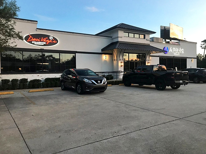 Modern on the outside, timeless on the inside – where contemporary style meets classic steakhouse perfection.