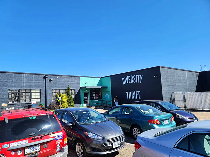 Diversity Thrift's modern facade breaks the thrift store mold &ndash; this isn't your grandmother's dusty donation center.
