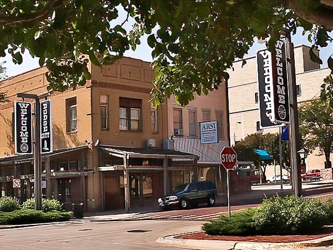 Dodge City's iconic downtown still carries echoes of its Wild West past, now with modern healthcare just around the corner.