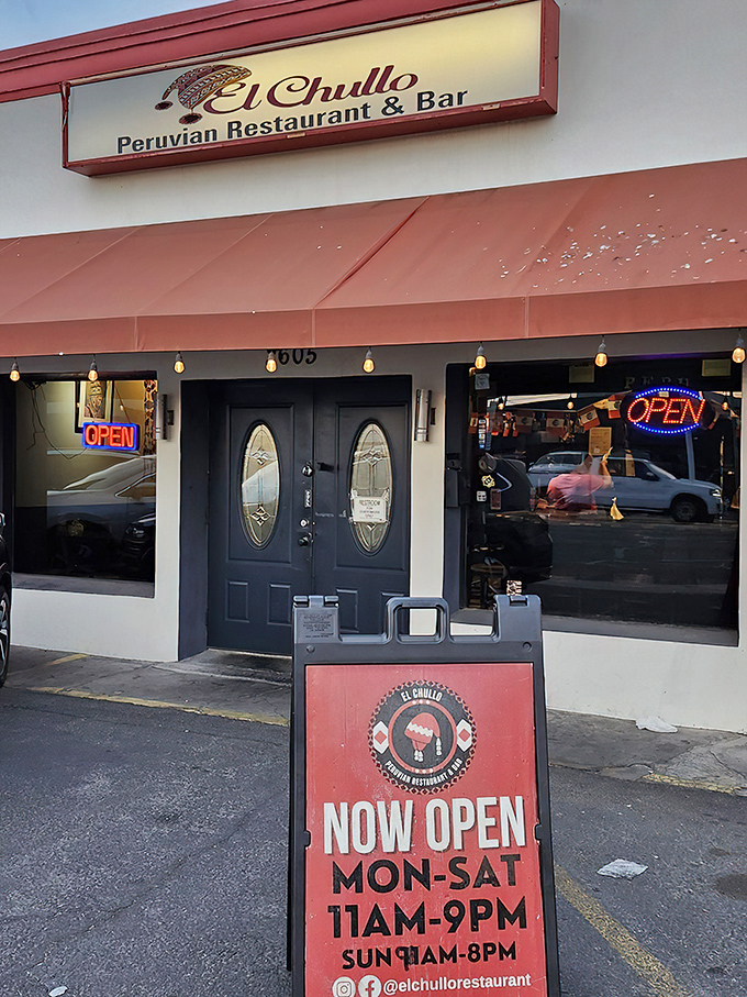 El Chullo's modest exterior gives no hint of the Peruvian seafood revolution happening inside these unassuming walls.