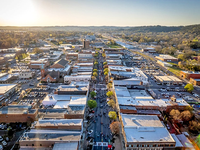 Gadsden's charming downtown might look quiet in this shot, but the vibrant community and rock-bottom housing costs make it retirement gold.