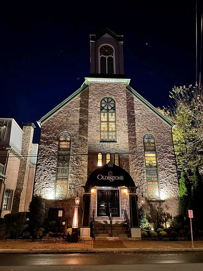 Dining in a converted church? Oldestone's stunning architecture makes every meal feel like a special occasion. Hallelujah for great steaks!