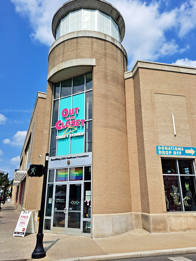 Out of the Closet's architectural flair makes it the Guggenheim of thrift stores &ndash; but with better prices.