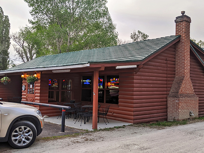 Pine Lodge looks like it belongs in a fairy tale &ndash; a rustic log cabin hideaway where mountain views compete with mouthwatering steaks.