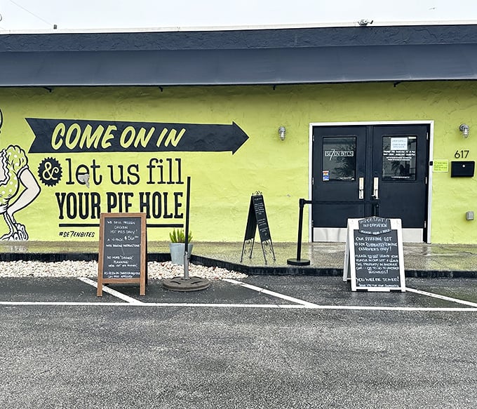 That sassy yellow wall says everything you need to know&mdash;this isn't your grandmother's bakery (unless Grandma was a rebel).