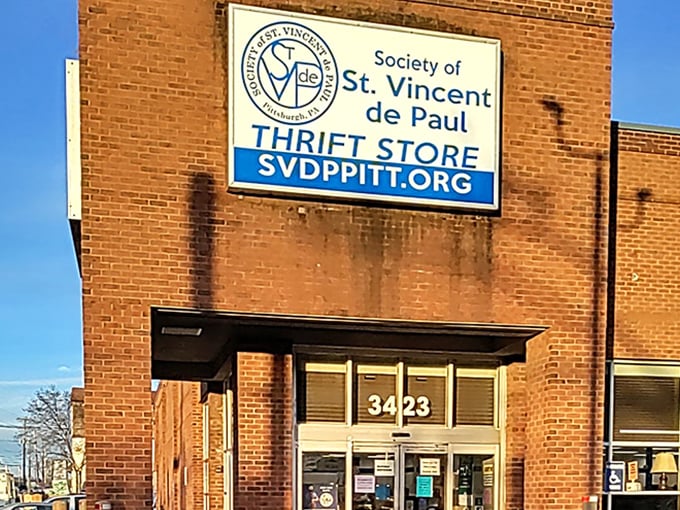 St. Vincent de Paul's brick-and-mortar presence stands solid as the values behind it. Thrifting with purpose!