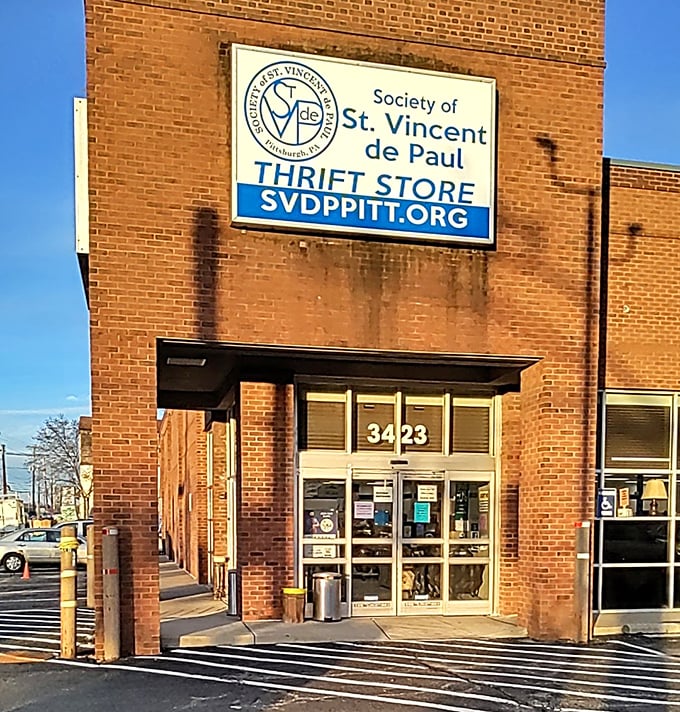 St. Vincent de Paul's brick facade might be understated, but inside lies a thrifter's paradise that would make even the most frugal grandmother swoon. 