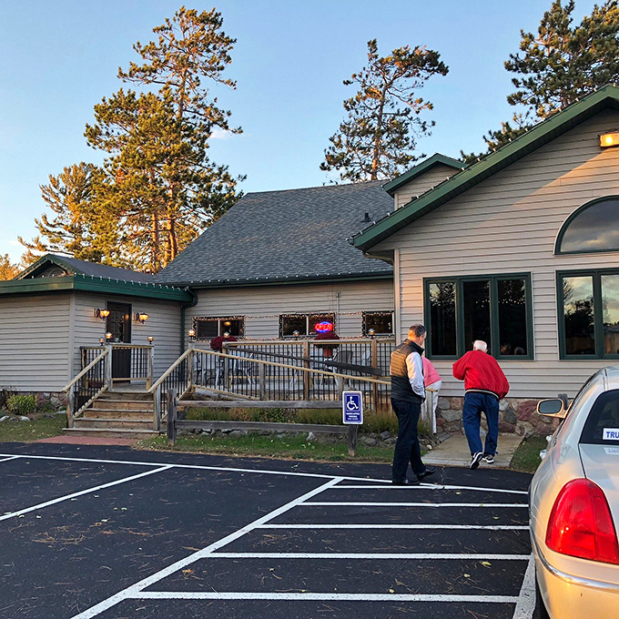 The Ranch's unassuming exterior is the steakhouse equivalent of a poker face – hiding the royal flush of flavors inside.