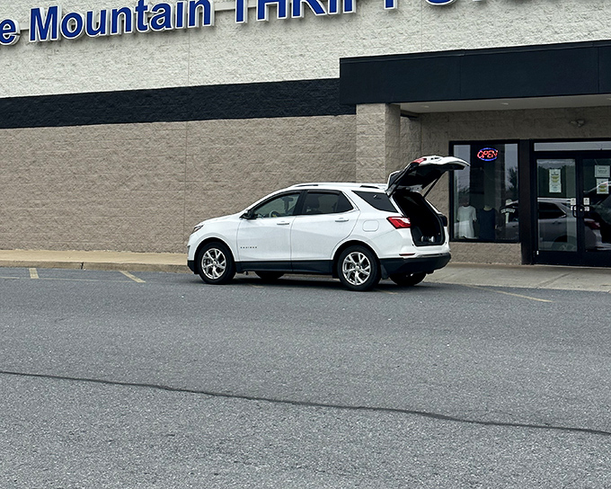That humble storefront conceals what seasoned thrifters know: the most unassuming places often hide the greatest treasures.