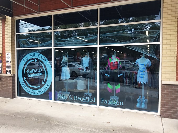 Recycled fashion never looked so good! Buffalo Exchange's bright displays of curated clothing prove second-hand doesn't mean second-best.