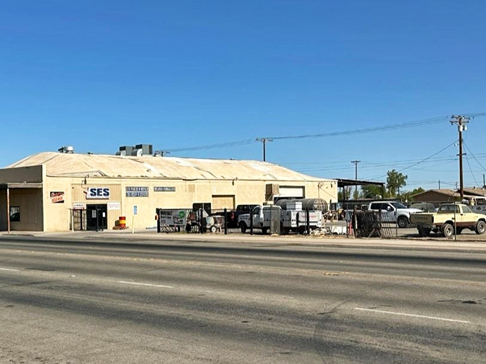 Simple buildings against endless blue skies &ndash; Calipatria reminds us that sometimes the best luxury is simplicity and affordability.