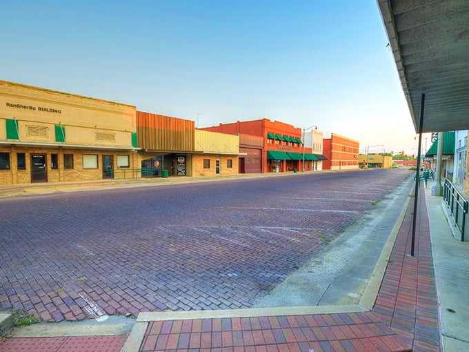 Historic buildings in Durant line streets that have seen generations come and go. If only these bricks could blog!