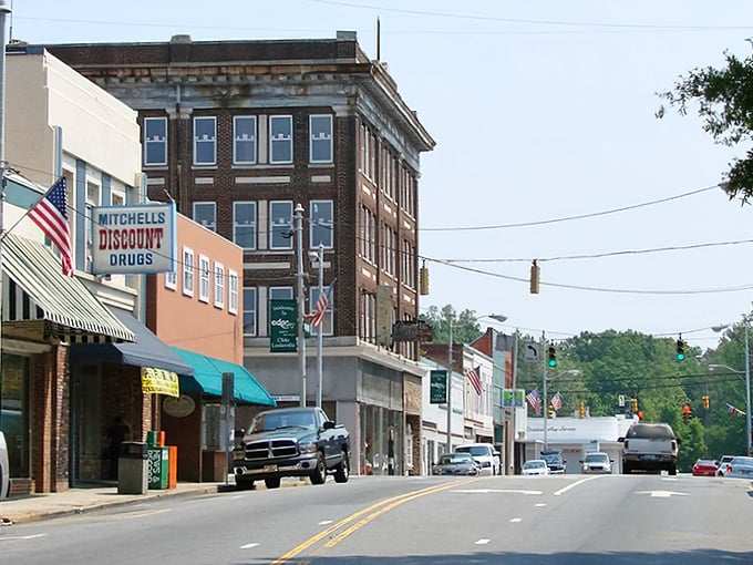 Historic buildings in downtown Eden stand as monuments to small-town resilience. If these walls could talk!