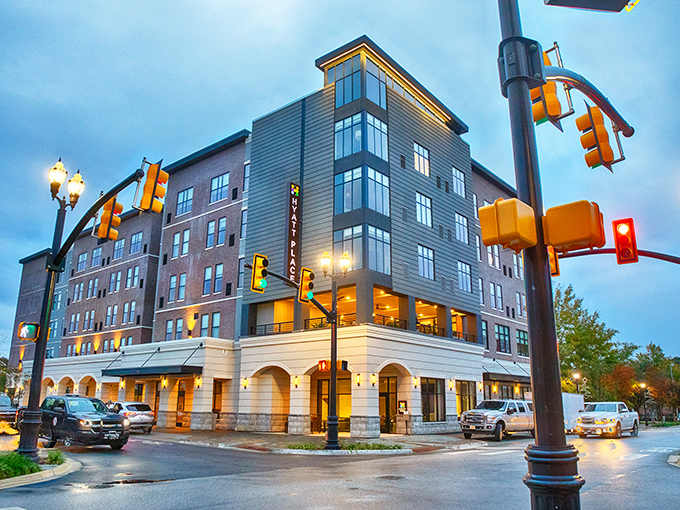 Modern meets historic in downtown Florence, where your Social Security check stretches across these brick-lined streets.