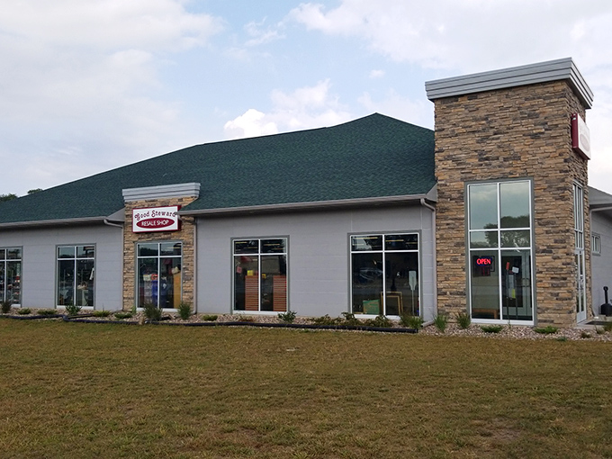 This Good Steward location looks more like a boutique than a thrift store. Who says secondhand shopping can't be a luxurious experience?