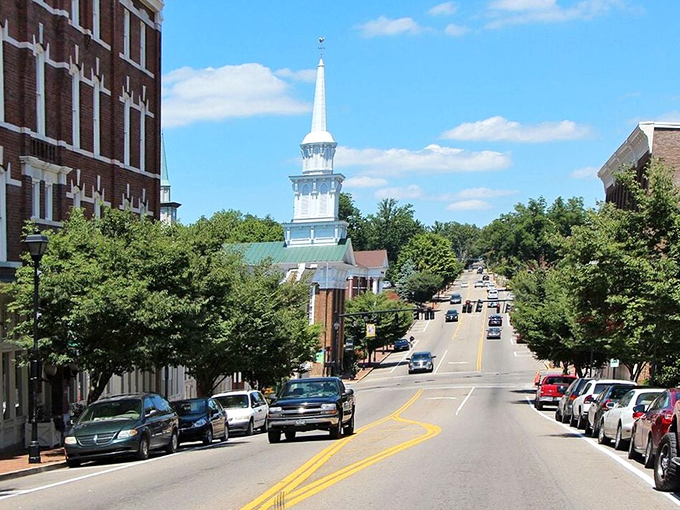 The courthouse stands proudly in Greeneville's town center, where history and affordability create the perfect retirement backdrop. Time stands beautifully still.