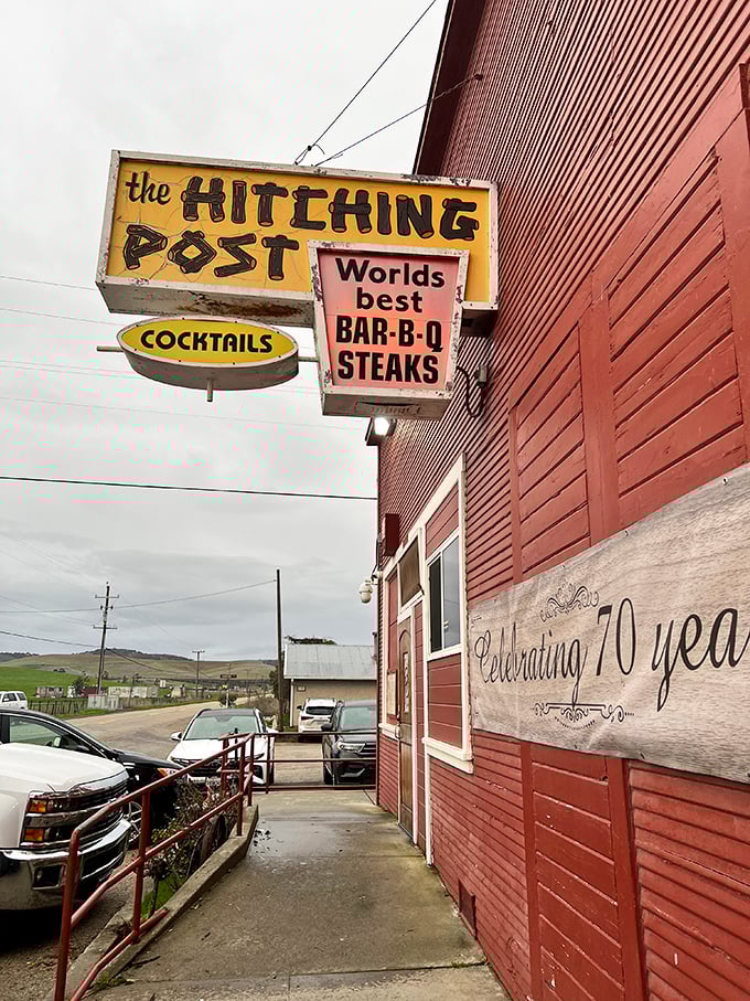 Celebrating 70+ years of steak perfection in this humble red building. Sometimes the plainest packages hold the greatest treasures.