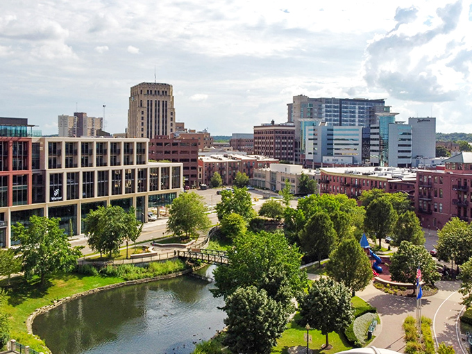 Kalamazoo's riverfront combines natural beauty with urban convenience &ndash; where your Social Security check buys both scenery and savings.