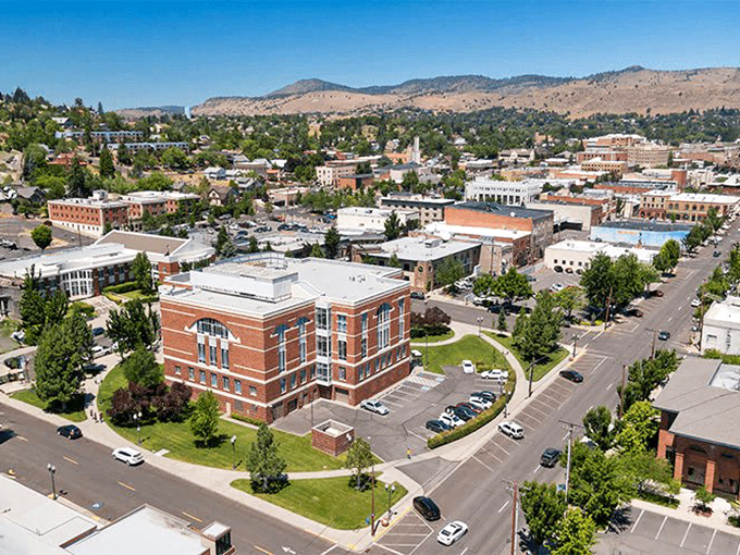 Klamath Falls spreads across its valley like a patchwork quilt of opportunity. Mountains stand guard over this affordable southern Oregon haven.