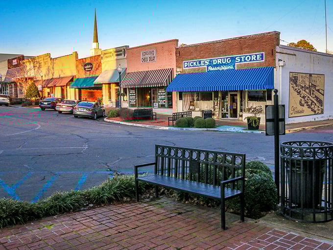The church steeple rises above Kosciusko's affordable downtown, where living on Social Security isn't just possible&mdash;it's downright comfortable.