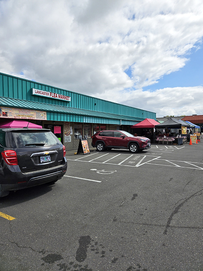 Lancaster Flea Market: The parking lot becomes an extension of the market on nice days&mdash;twice the space for finding that perfect something!
