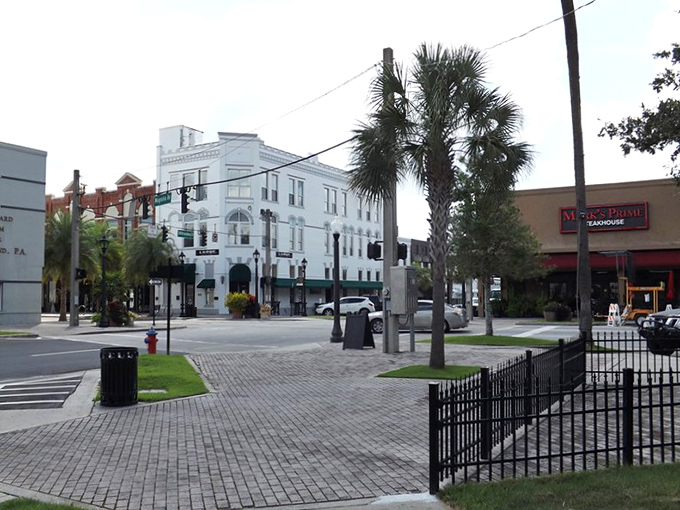 Downtown Ocala's colorful buildings house local businesses that serve the community with genuine small-town pride