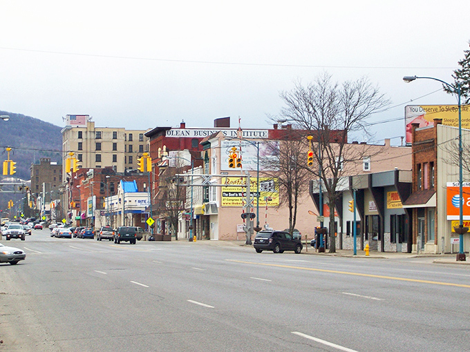 These well-maintained historic buildings demonstrate how small cities can preserve character while embracing practical modern living.