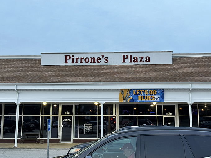 The unassuming storefront hides generations of pizza perfection &ndash; Missouri's version of finding a diamond in the rough.