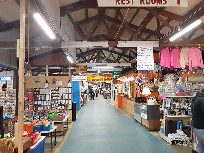 Inside Smiley's spacious halls, vendor booths create a maze of possibilities. The thrill of discovery awaits at every turn.