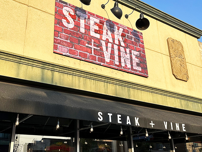 The kind of storefront that makes you slow down and wonder what delicious secrets hide behind those windows.