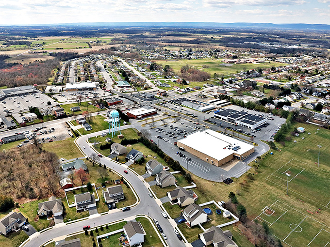 The rolling countryside surrounding Taneytown offers peaceful views at peaceful prices. Social Security stretches further with this kind of backdrop.